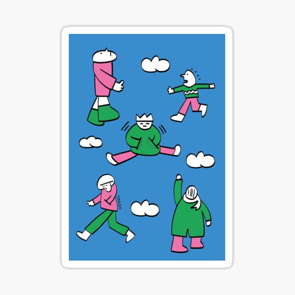 "Alone" Sticker by taksoart | Redbubble