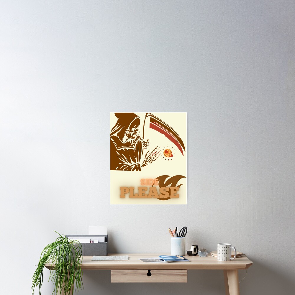 "DEATH SIDE PLEASE 3" Poster for Sale by MOHAN-CHAND | Redbubble