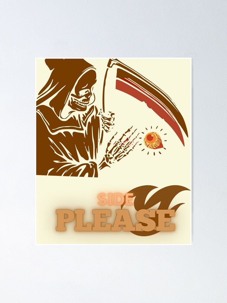 "DEATH SIDE PLEASE 3" Poster for Sale by MOHAN-CHAND | Redbubble
