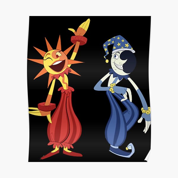 "SunDrop and MoonDrop FNAF Security Breach 2 " Poster by StaiSalas ...