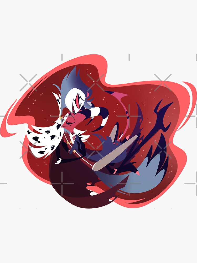 "Helluva Boss - Blitzo x Stolas portal" Sticker for Sale by -RotaS- | Redbubble