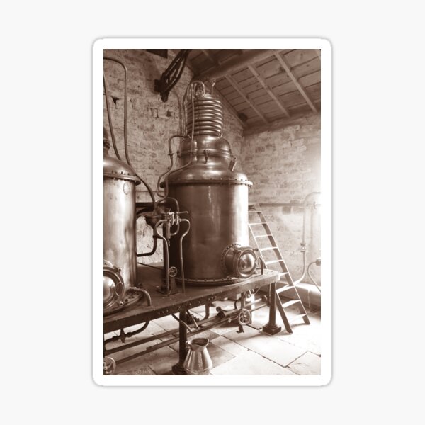 "Historic Copper Distillation Still" Sticker for Sale by Imladris01 ...