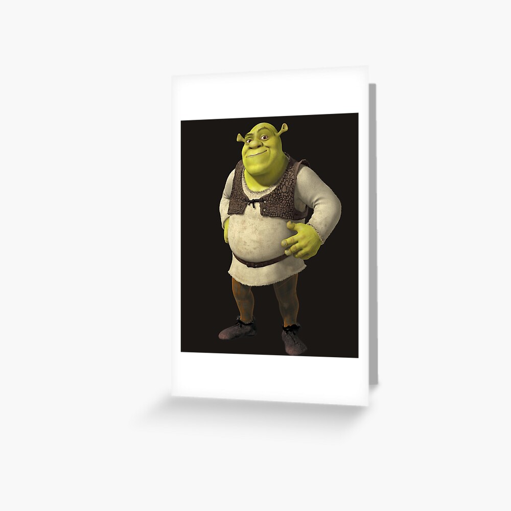 "shrek " Greeting Card for Sale by ArtCredible | Redbubble