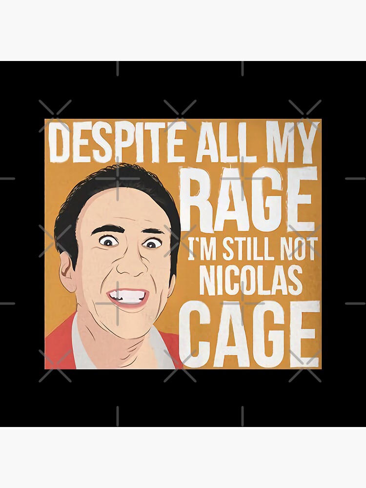 "Despite My Rage, I'm Still Not Nicolas Cage , John Travolta , Nicolas ...