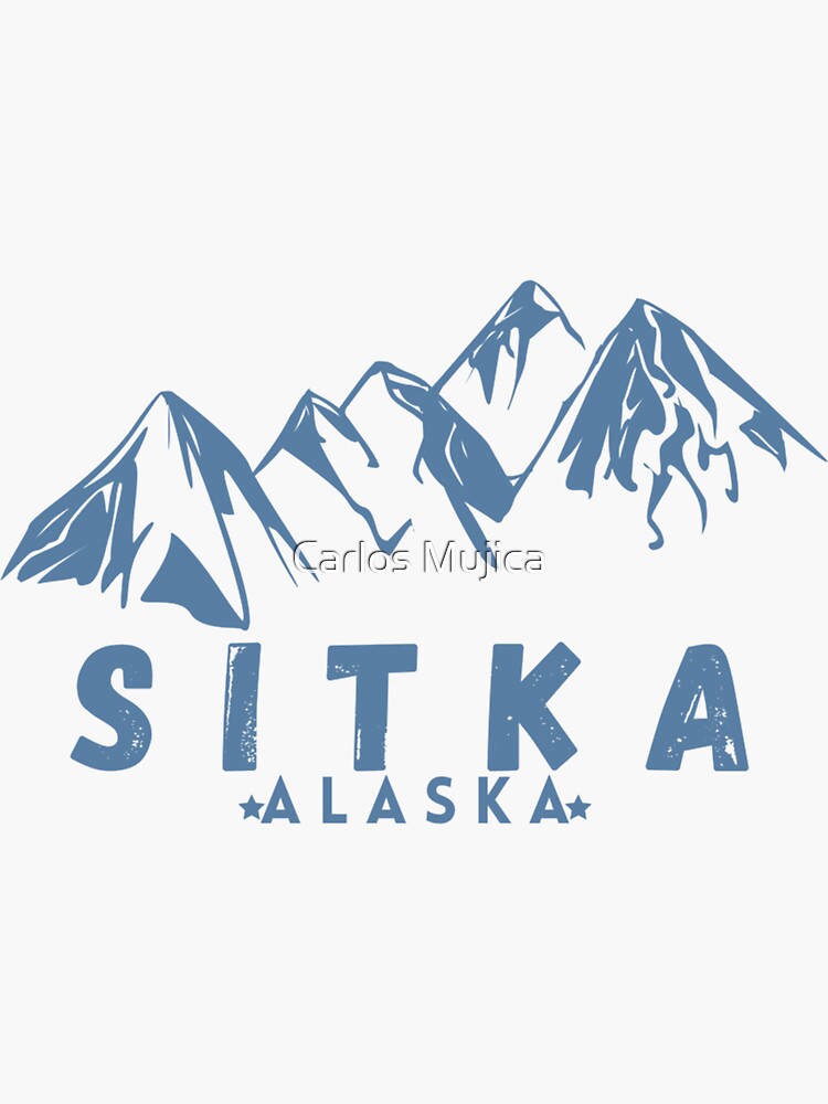 "Sitka Alaska" Sticker for Sale by Artexm | Redbubble