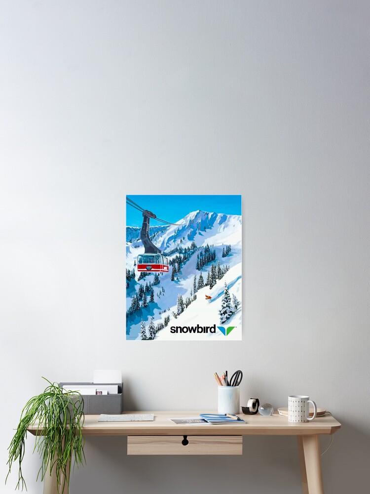 "snowbird ski resort" Poster for Sale by AsKartongs | Redbubble