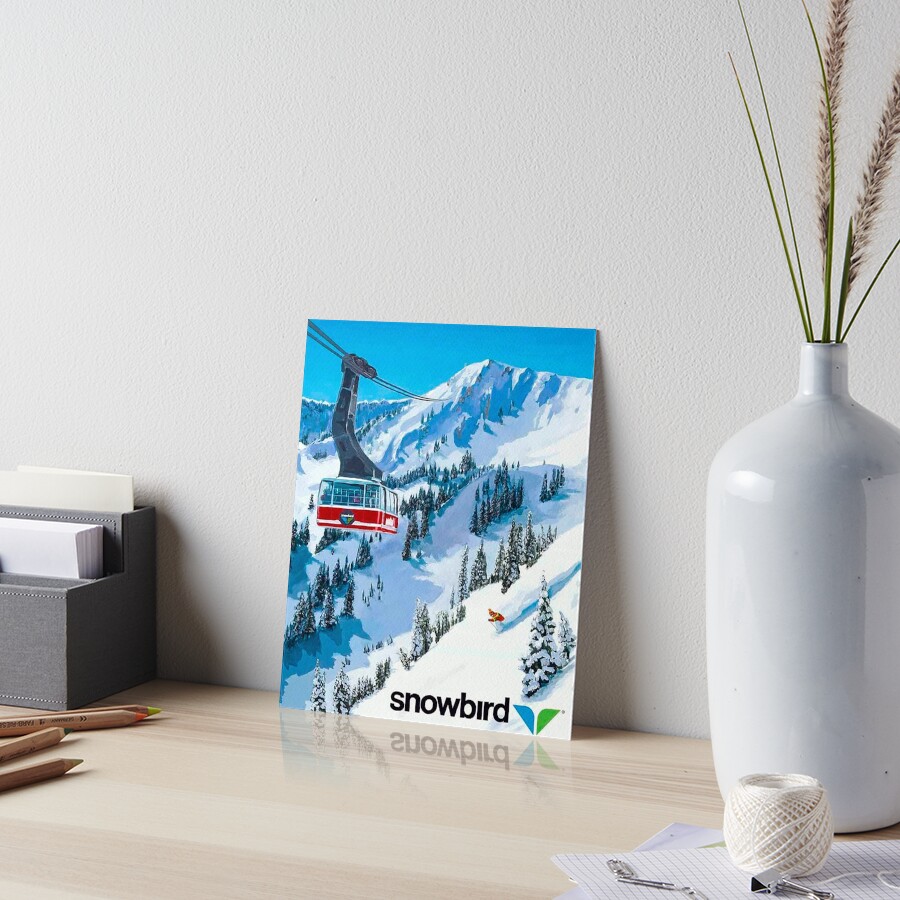 "snowbird ski resort" Poster for Sale by AsKartongs | Redbubble