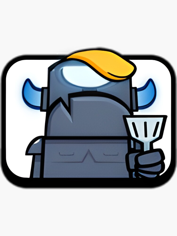 "Clash Royale - Mini pekka pancakes!" Sticker by Ratenight | Redbubble
