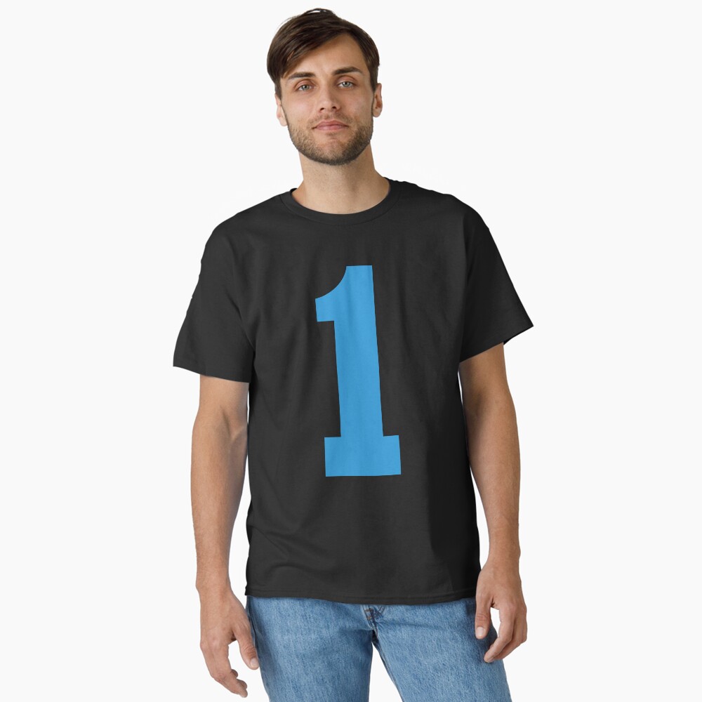 "Number 1, Blue one, Sports number 1" Sticker for Sale by TheCultStuff ...