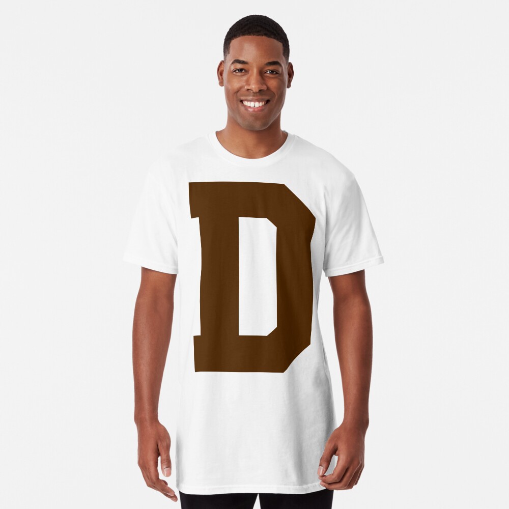 "Alphabet, Brown D, Sports letter D" Sticker for Sale by TheCultStuff ...