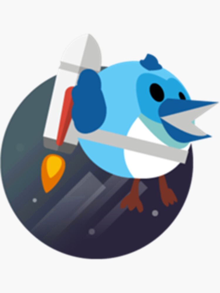 "Flutter Dart Dash " Sticker for Sale by TheMaeBLifes | Redbubble