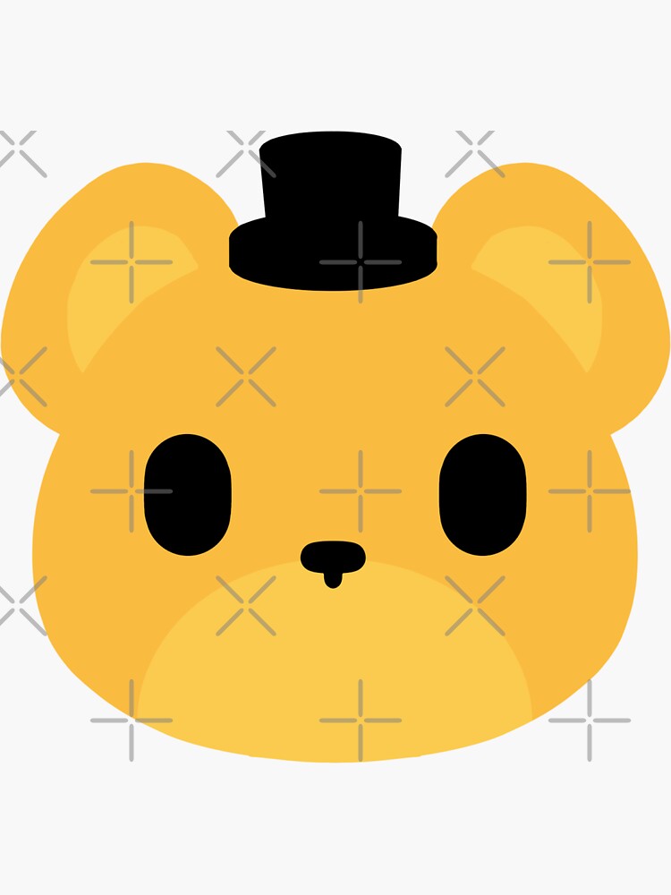 "FNAF Golden Freddy" Sticker by Zolzo | Redbubble