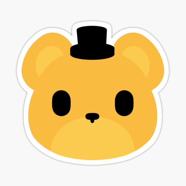 "FNAF Golden Freddy" Sticker by Zolzo | Redbubble