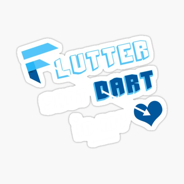 "Flutter Fanbase Merch V-Neck " Sticker for Sale by TheMaeBLifes ...