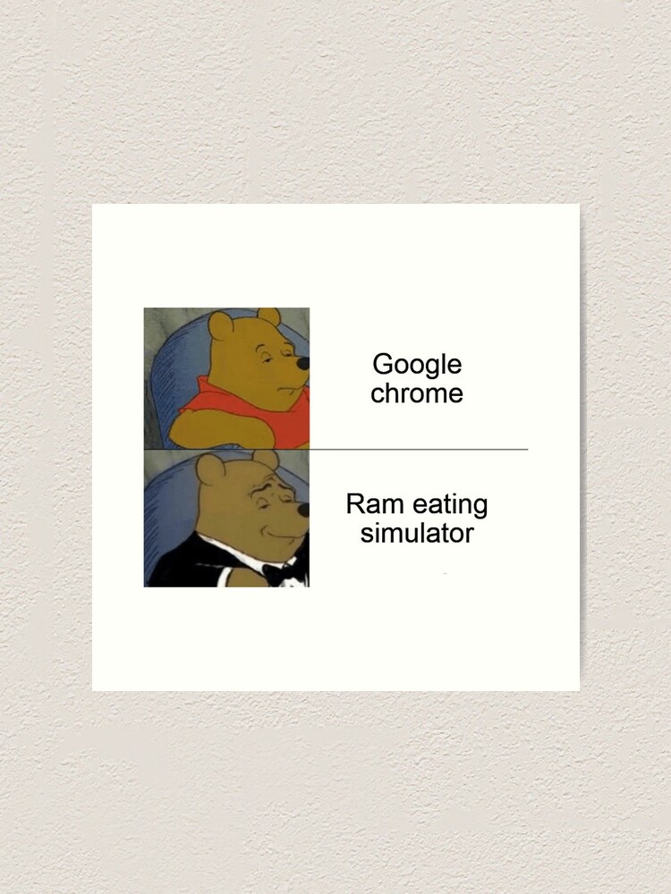 "funny chrome ram meme" Art Print for Sale by mememerb | Redbubble