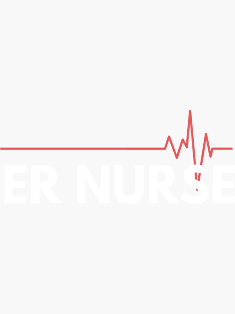 "ER NURES " Sticker for Sale by TheMaeBLifes | Redbubble