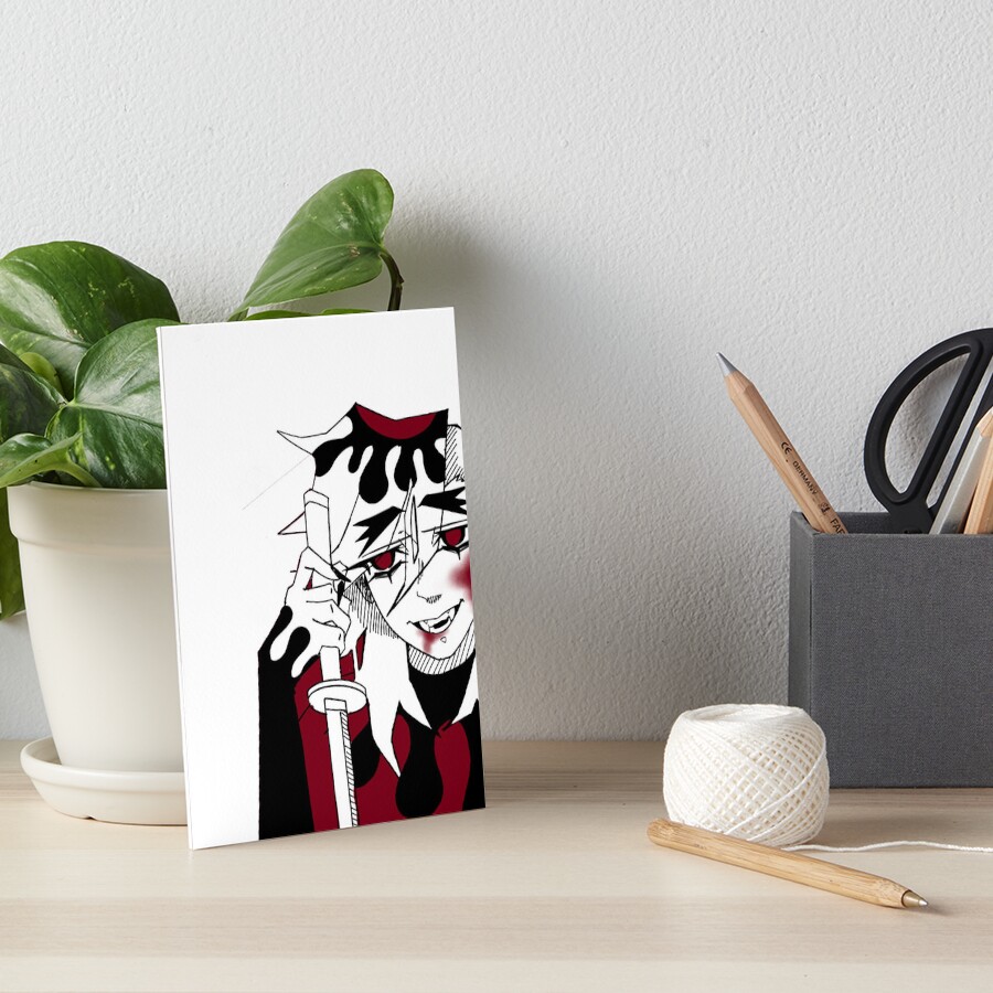 "upper rank two demon doma kimetsu no yaiba" Art Board Print by ...