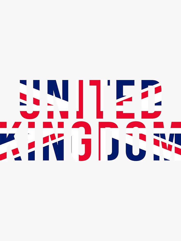 "United Kingdom" Sticker by designsalegre | Redbubble