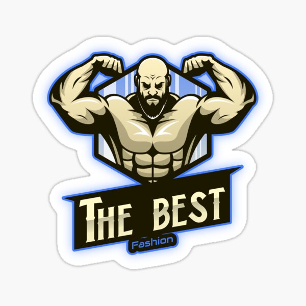 "The best fashion design" Sticker by sreckov-desig | Redbubble