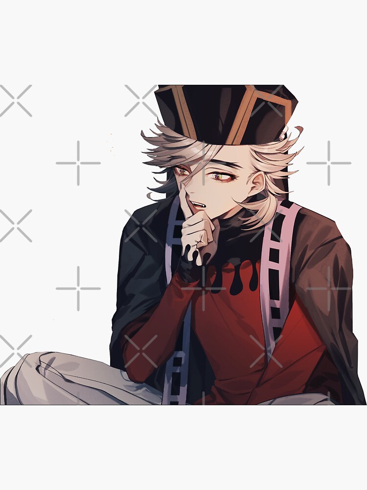 "upper rank two demon doma kimetsu no yaiba" Sticker by oussehille ...