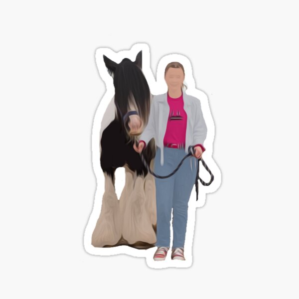 "Bob and Becky from Free Rein Sticker" Sticker by PeerCarlsson | Redbubble