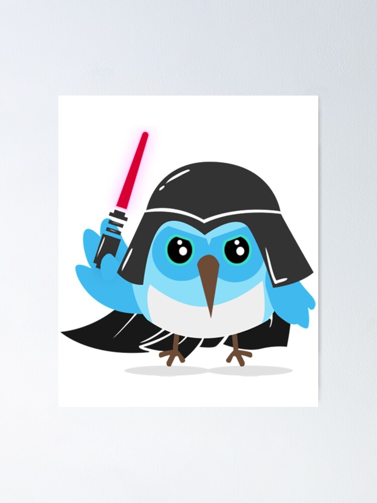 "Flutter Dart Dash " Poster for Sale by TheMaeBLifes | Redbubble