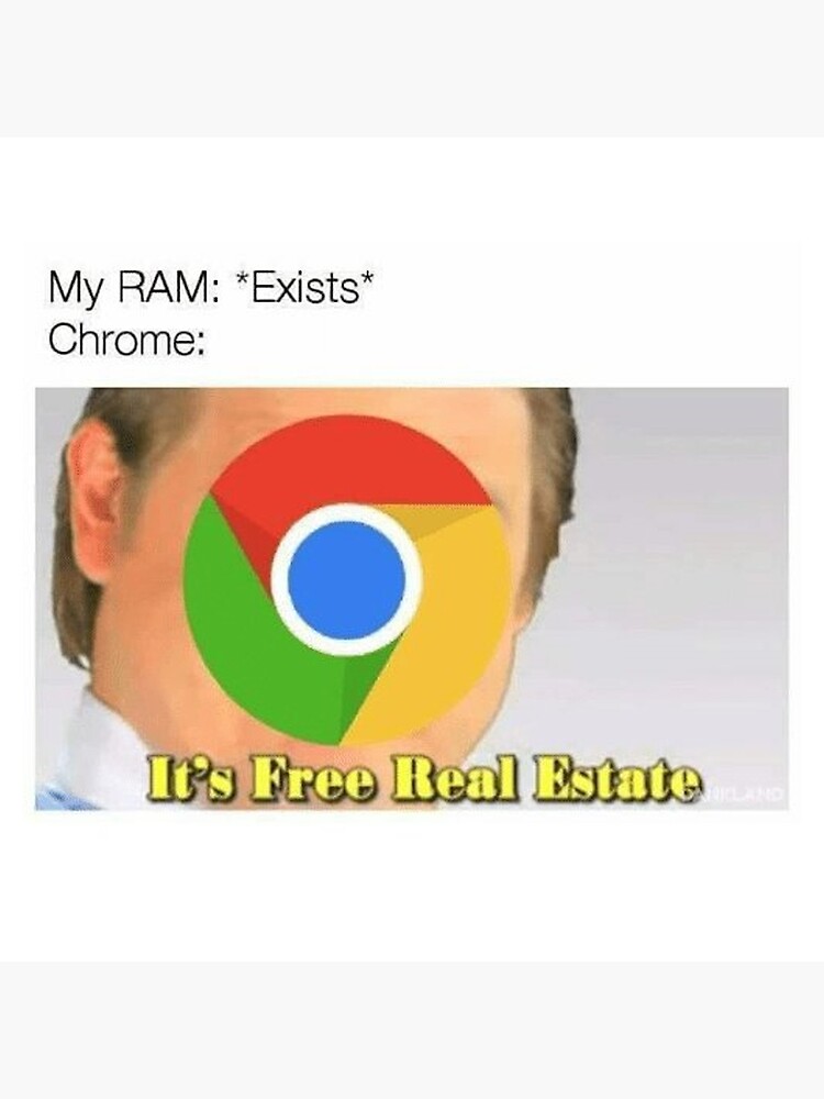 "funny chrome ram meme" Poster for Sale by mememerb | Redbubble