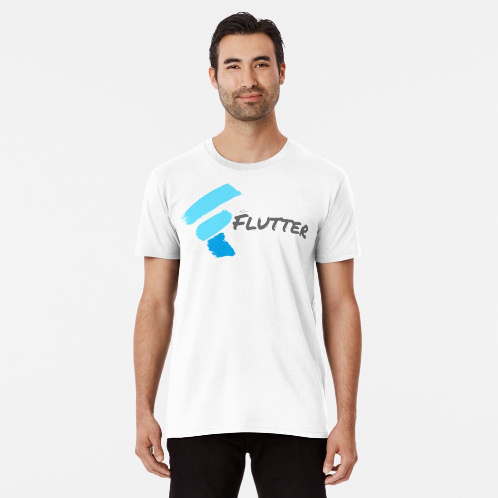 "Flutter logo " Sticker for Sale by TheMaeBLifes | Redbubble