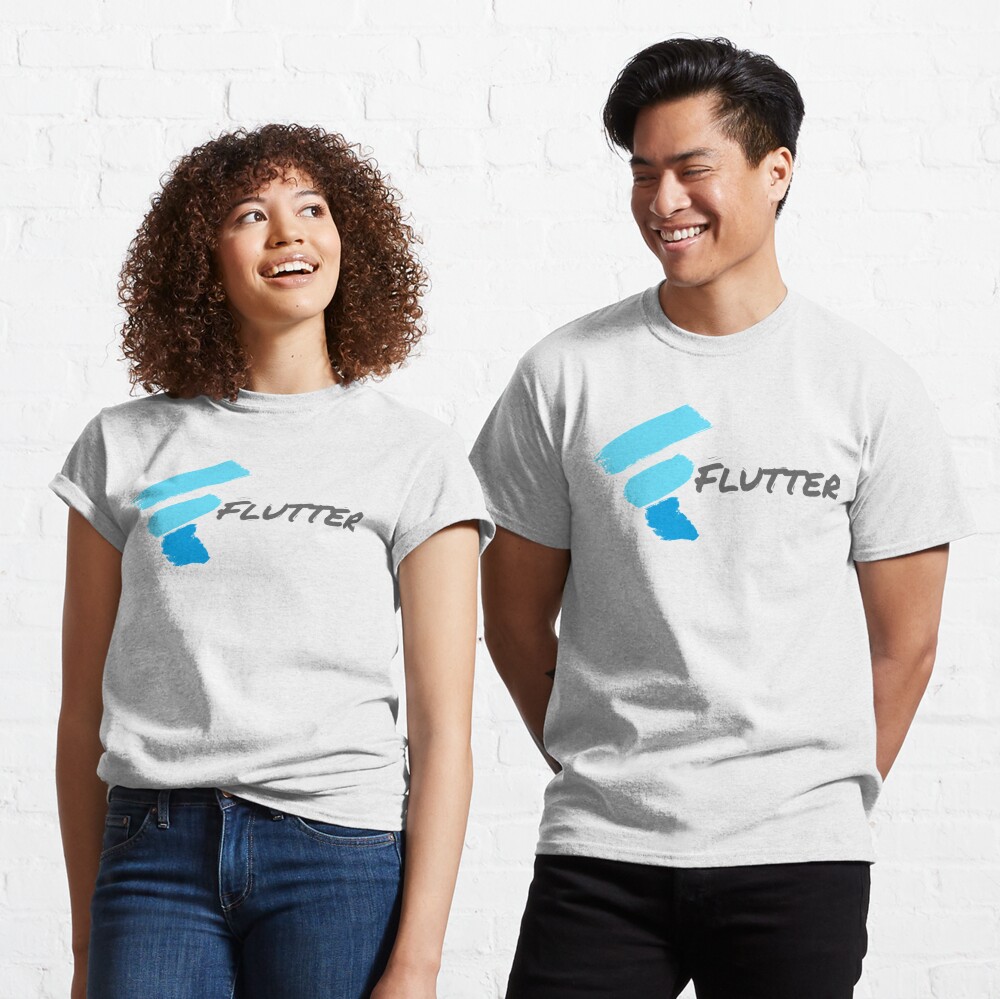 "Flutter logo " Sticker for Sale by TheMaeBLifes | Redbubble