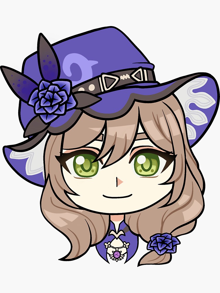 Pegatina «Genshin Chibis - Lisa» de galaxiiacharlie | Redbubble