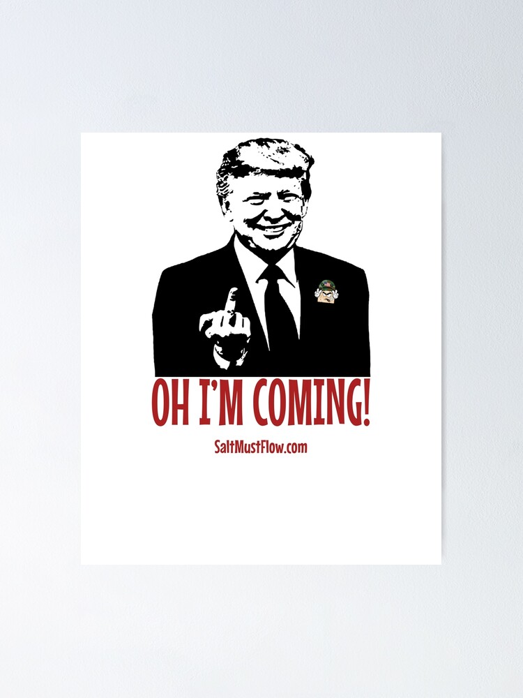 "Salty Cracker Merch I'm Coming Shirt" Poster for Sale by loolganm ...