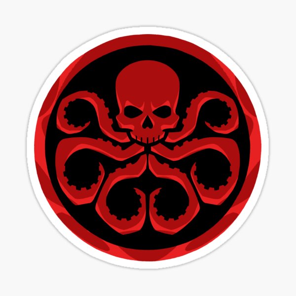 "Hail Hydra" Sticker for Sale by Nikita Abakumov | Redbubble