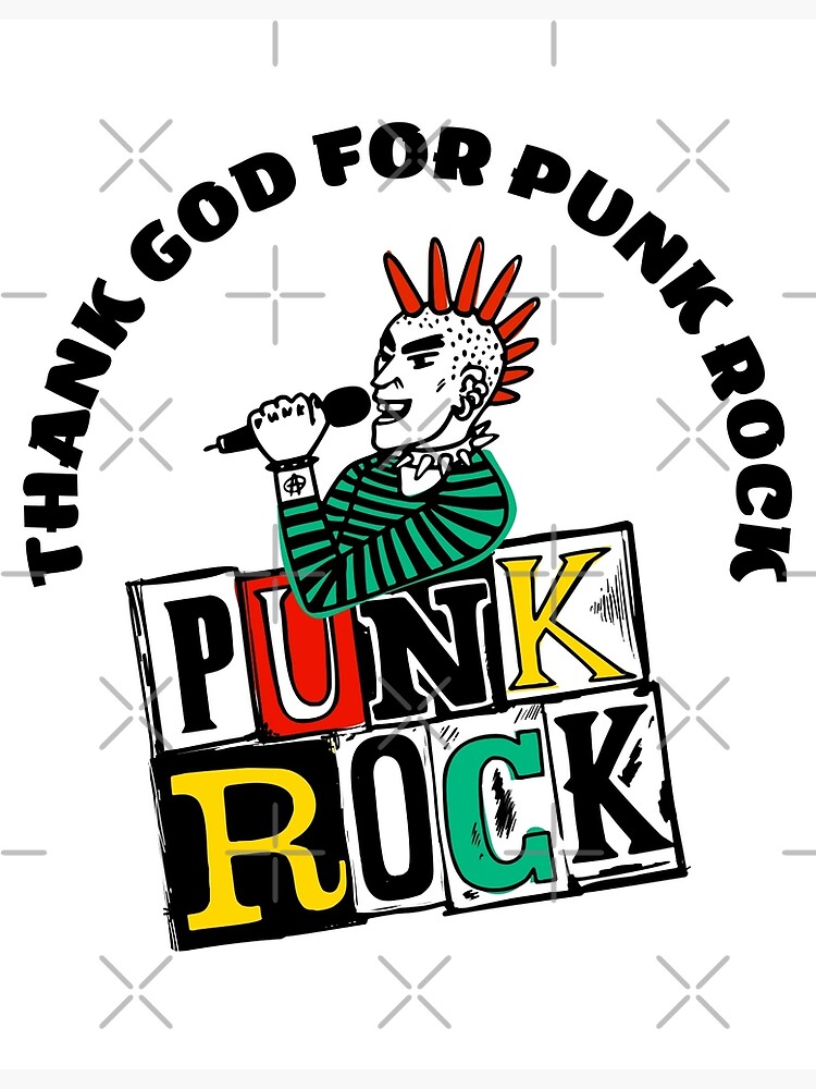 "Thank God For Punk Rock" Poster by Stalik13 | Redbubble