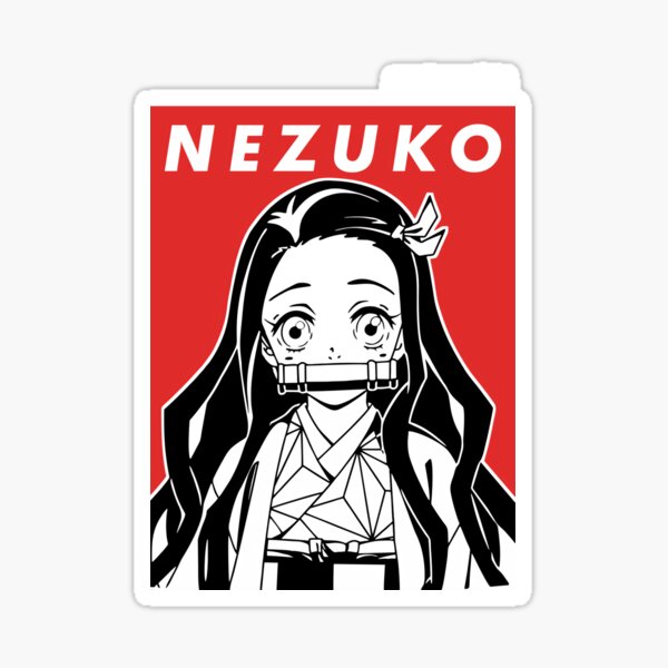 "Nezuko Chan" Sticker by JoanneQuezada | Redbubble