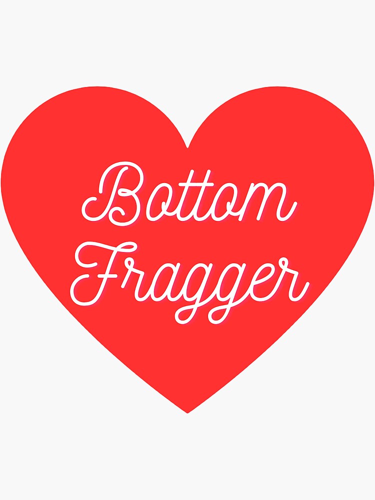"Bottom Fragger" Sticker by LucentGaming | Redbubble