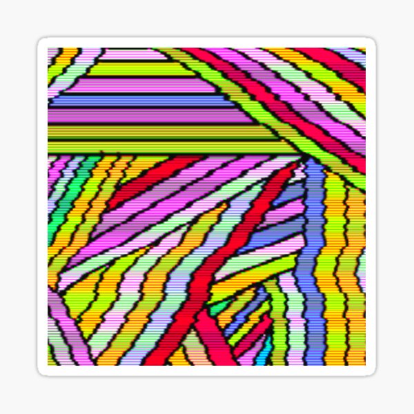 "Shaking Art" Sticker by Showmee | Redbubble