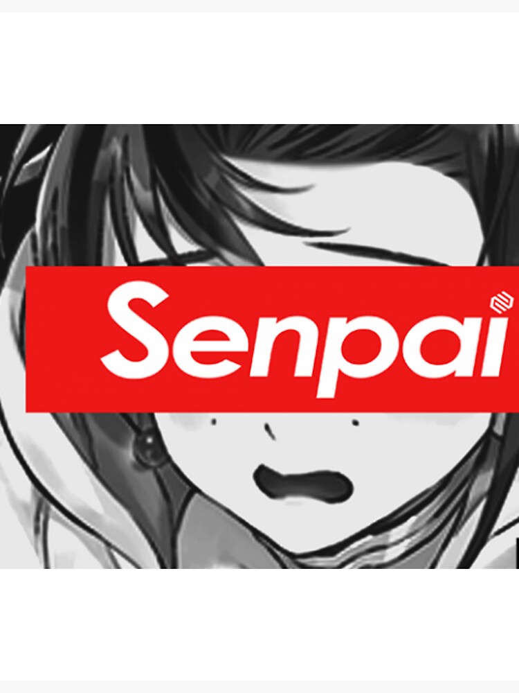 "Anime-Senpai" Sticker by yourwoorld | Redbubble