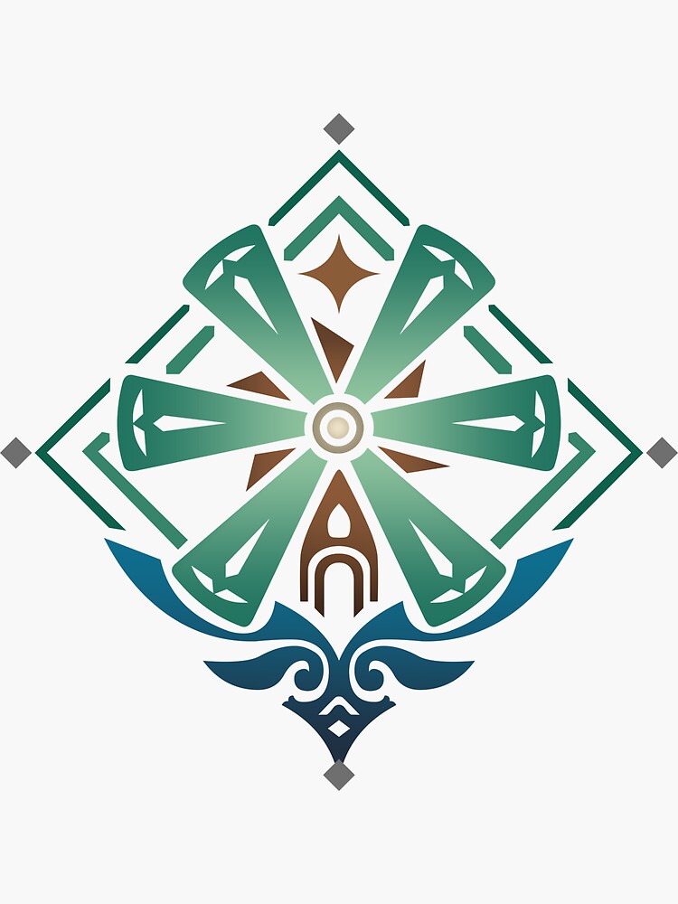 "Genshin Impact Mondstadt Region" Sticker for Sale by GiveMeUsername ...