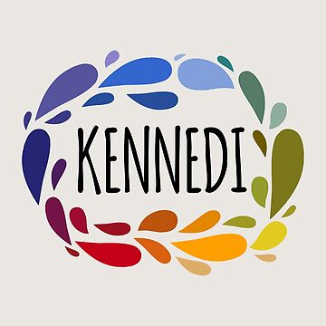 "Kennedi Name Cute Colorful Gift Named Kennedi" Sticker for Sale by ...