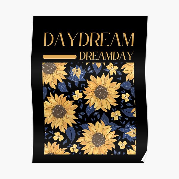 "Sunflower daydream" Poster for Sale by thehappylot | Redbubble
