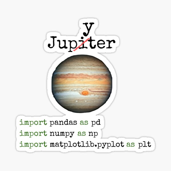 Data Science Python Programming Numpy Pandas Matplotlib Jupyter Sticker For Sale By 9413