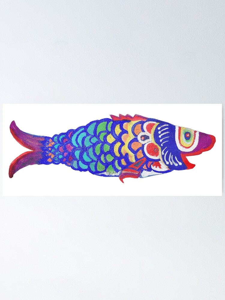 "Rainbow Fish" Poster for Sale by alittlefishy1 | Redbubble