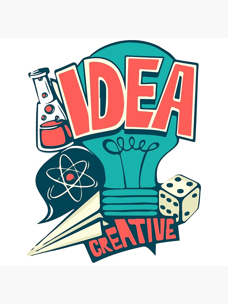 "Idea Creative Thinking" Poster by supnups | Redbubble