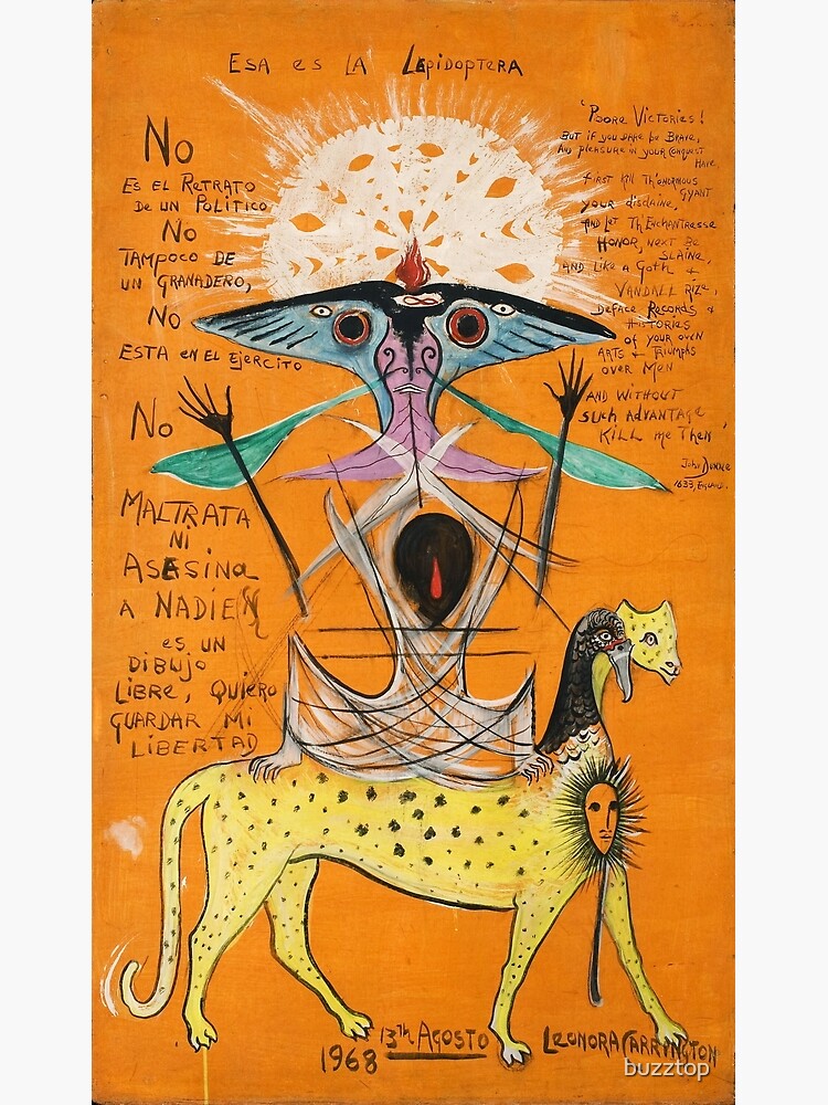 "Artwork by Leonora Carrington" Poster for Sale by buzztop | Redbubble
