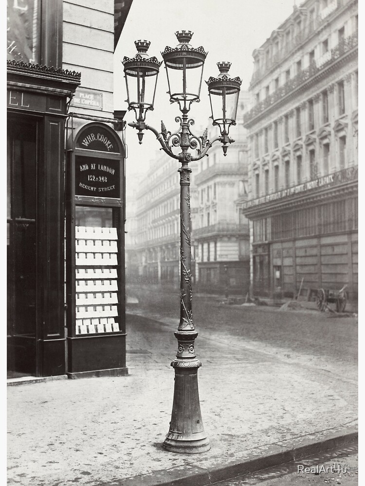 "Reproduction of Street Lamp in Paris" Poster for Sale by RealArt4u ...