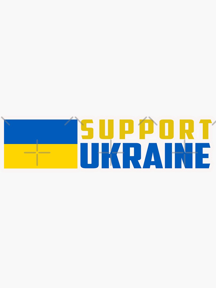 "Support Ukraine - stickers shirts - Stop Russian Invasion - Ukraine ...