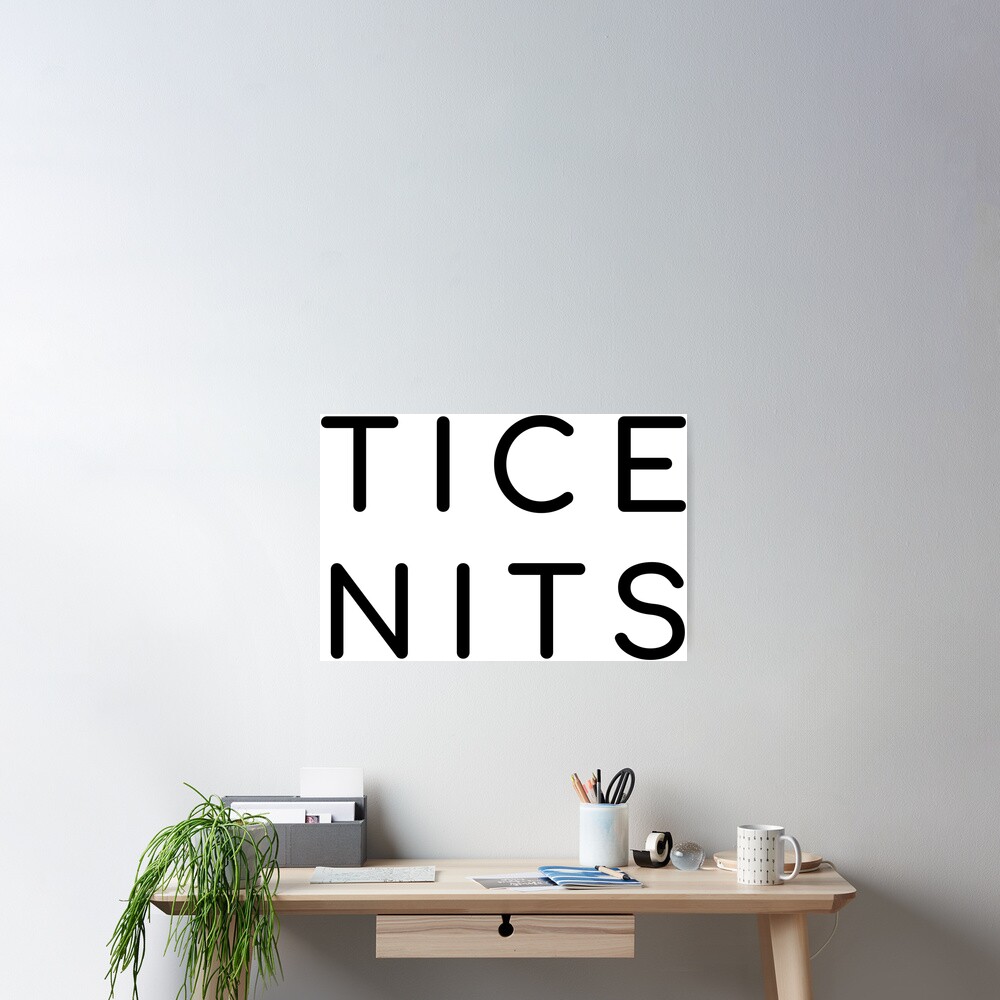 "Tice Nits Meme - Nice Tits" Poster for Sale by FreakOutShirts | Redbubble