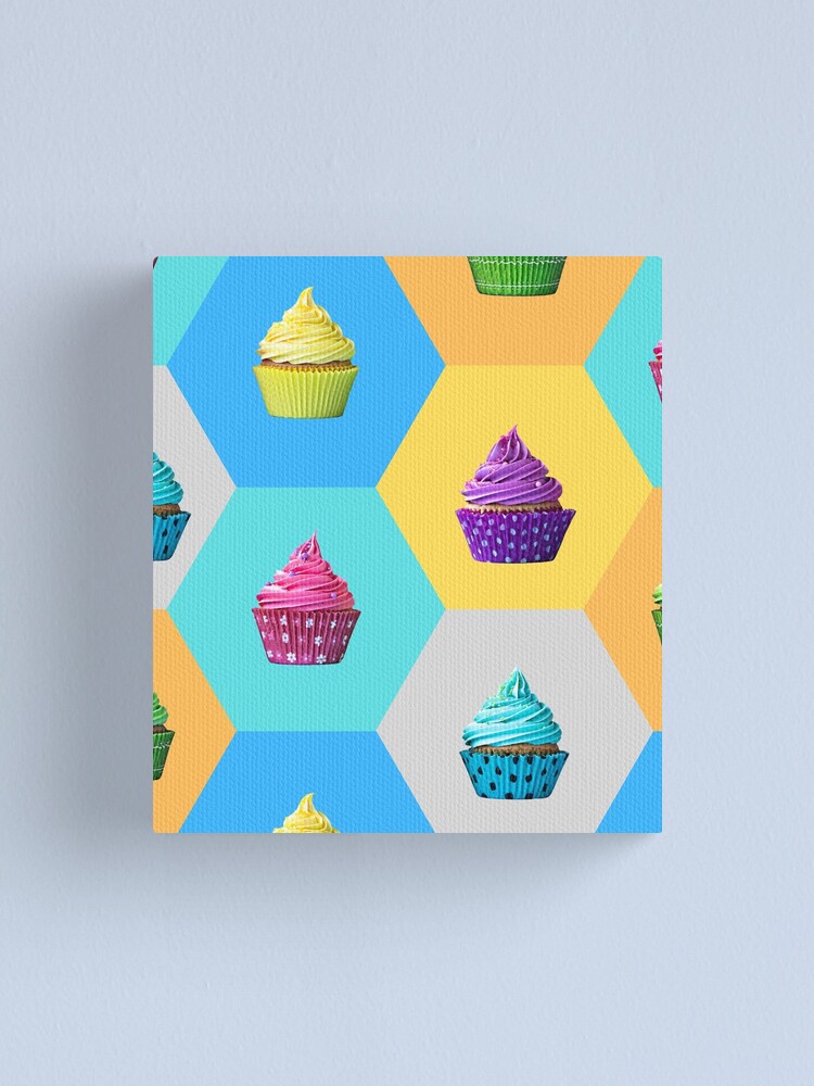 "Cupcakes Overload ! - Cool, Original Pop Art Cupcakes Art" Canvas ...