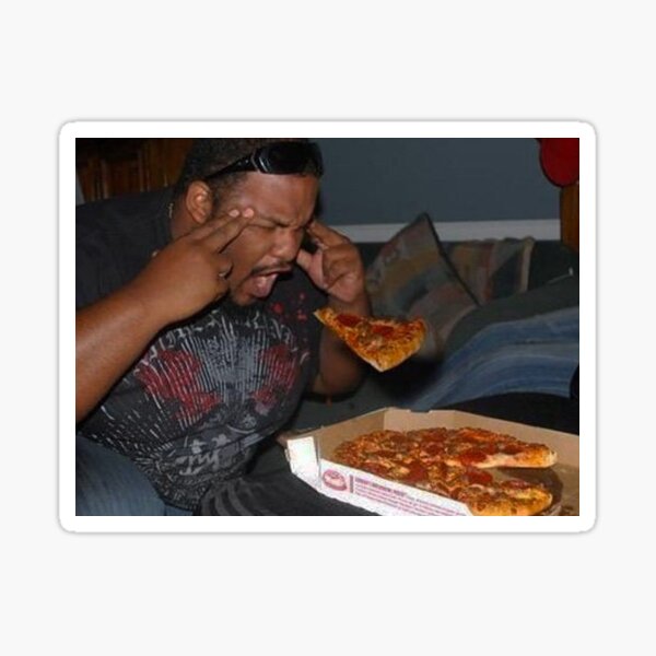 "Pizza Meme" Sticker by its2shainz | Redbubble