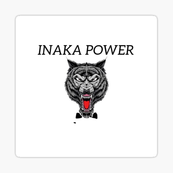 "inaka power" Sticker for Sale by HWUWV | Redbubble